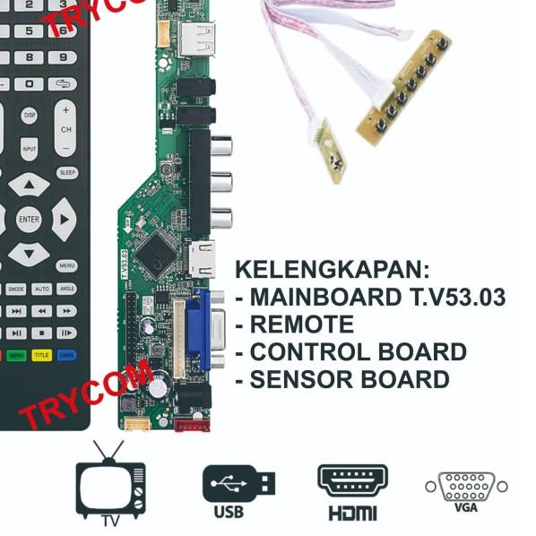 Jual Universal LCD Controller Board TV Motherboard VGA/HDMI/AV/TV ...