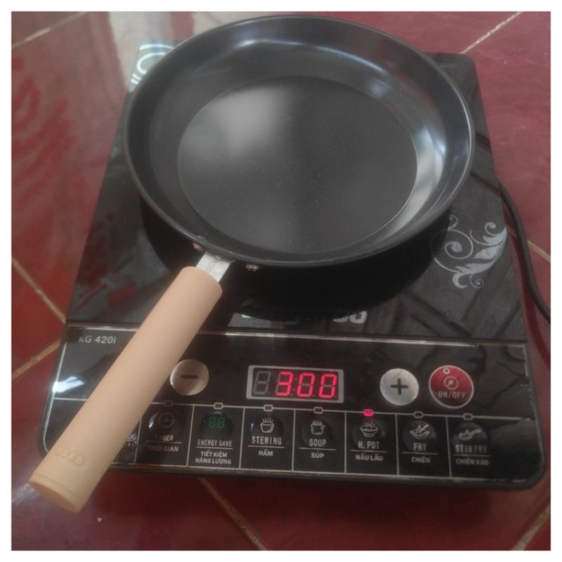 Jual Teflon Wajan Panci Penggorengan Enamel ukuran 24 untuk Kompor ...