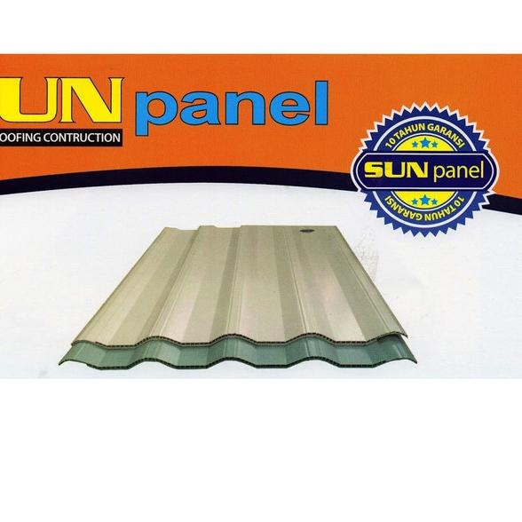 Jual Atap uPVC Sunpanel 12mm (Putih, Biru, dan Semi-Transparan) Sun ...