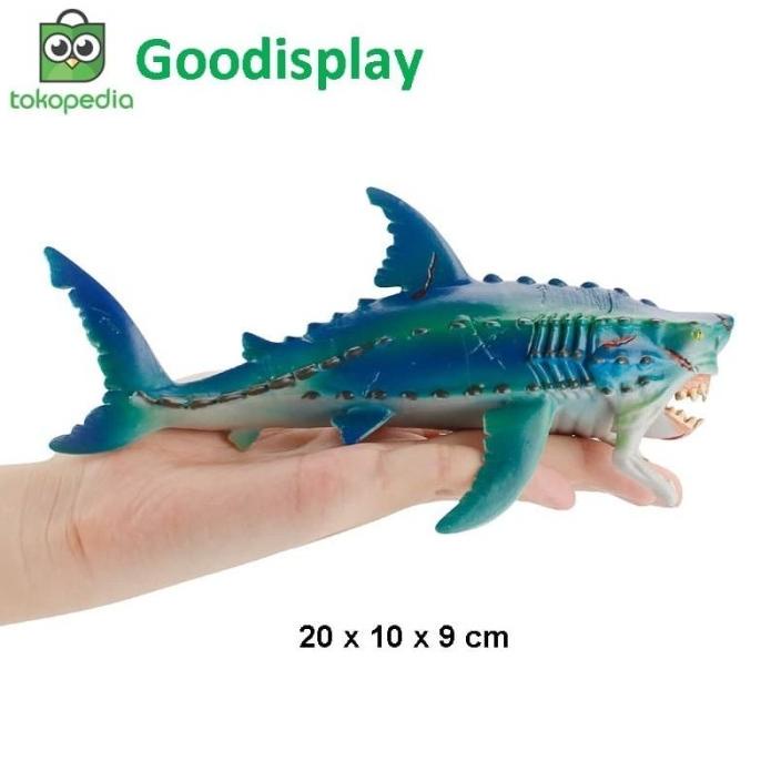 Jual mainan model figure animal hewan laut ikan hiu monster shark fish ...