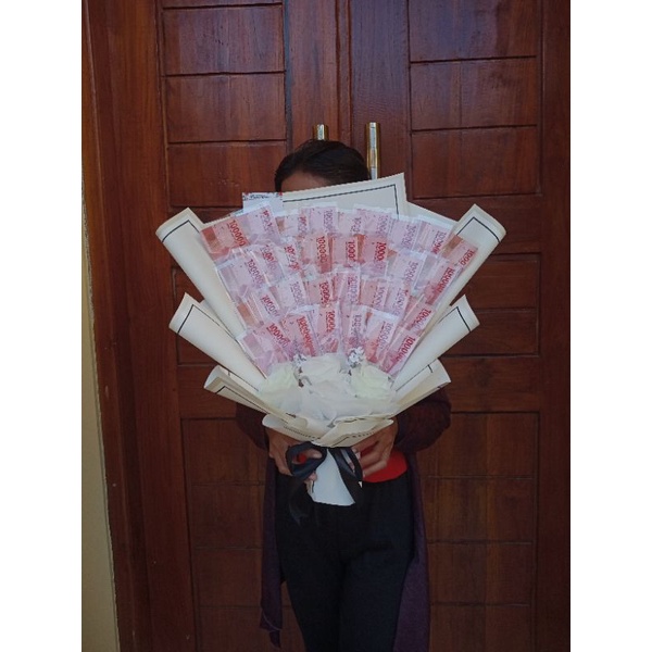 Jual Money Bucket | Buket Uang Nominal 100k | Free Kardus Packing ...