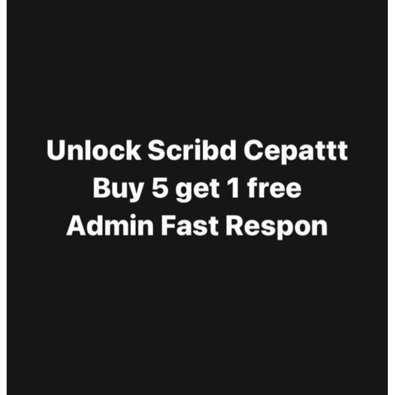 Jual UNLOCK DOKUMEN SCRIBD CEPAT | Shopee Indonesia Jual UNLOCK DOKUMEN SCRIBD CEPAT | Shopee Indonesia