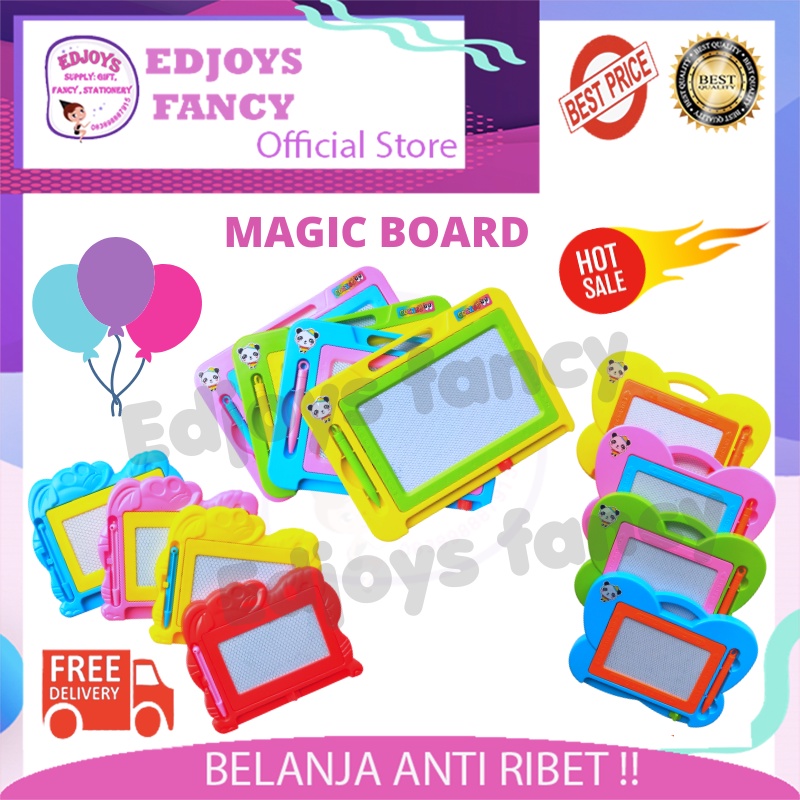 Jual Edjoys papan tulis Magic board magnetic anak unik aesthetic model ...
