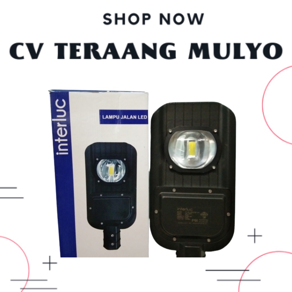 Jual Lampu jalan LED street Interluc LED 50watt | Shopee Indonesia