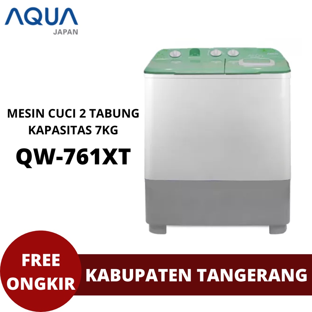 Jual AQUA QW-761XT MESIN CUCI 2 TABUNG AQUA TWINTUBE 7KG AQUA | Shopee ... Jual AQUA QW-761XT MESIN CUCI 2 TABUNG AQUA TWINTUBE 7KG AQUA | Shopee ...