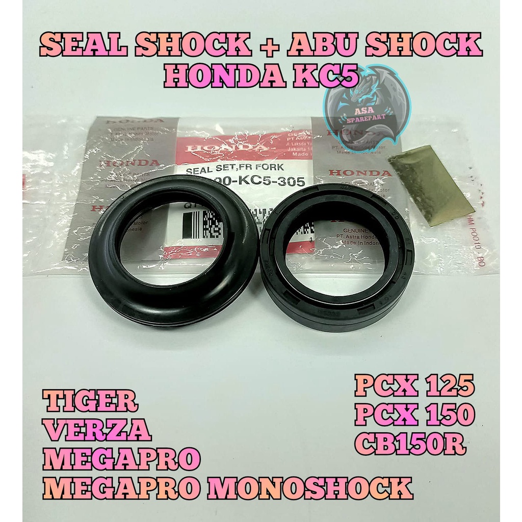 Jual SEAL SHOCK + SIL ABU KC5 ASLI ORIGINAL MOTOR HONDA MEGAPRO PRIMUS ...
