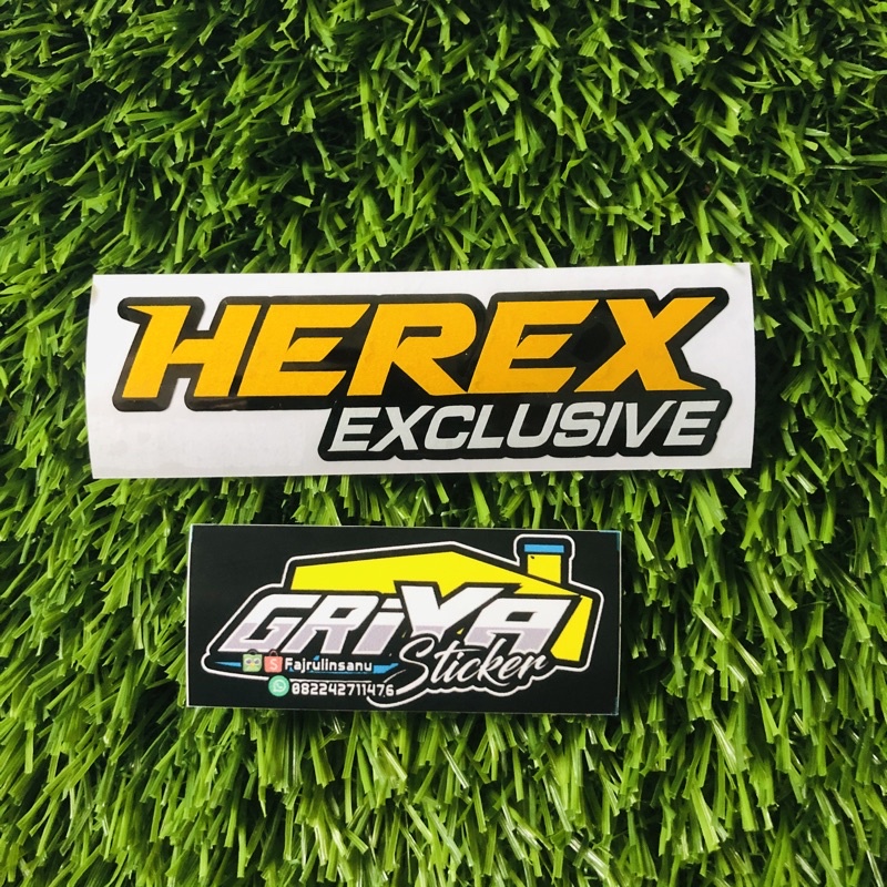 Jual Stiker HEREX EXCLUSIVE sticker viral | Shopee Indonesia