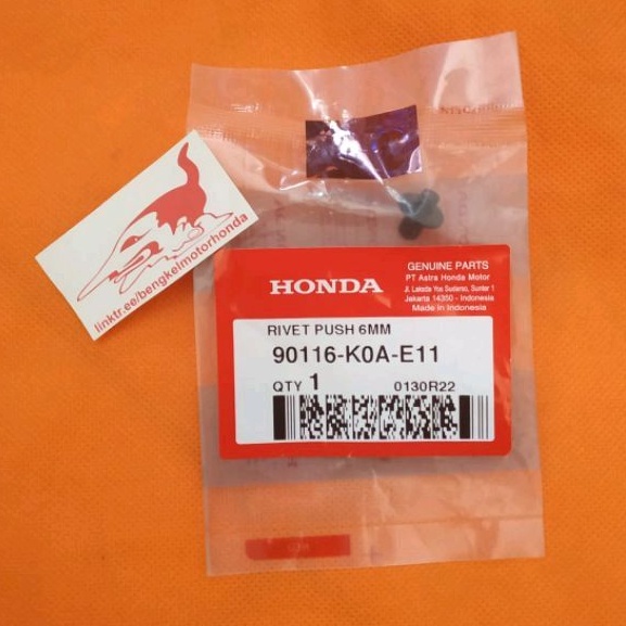Jual Rivet Push 6MM Kancing Cover Body Vario 125 160 Genio Beat LED ADV ...