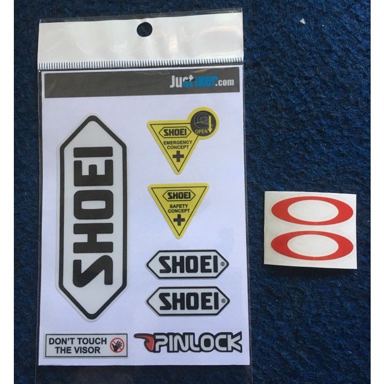 Jual Sticker Logo Helm Dan Sticker Visor SHOEI | Shopee Indonesia