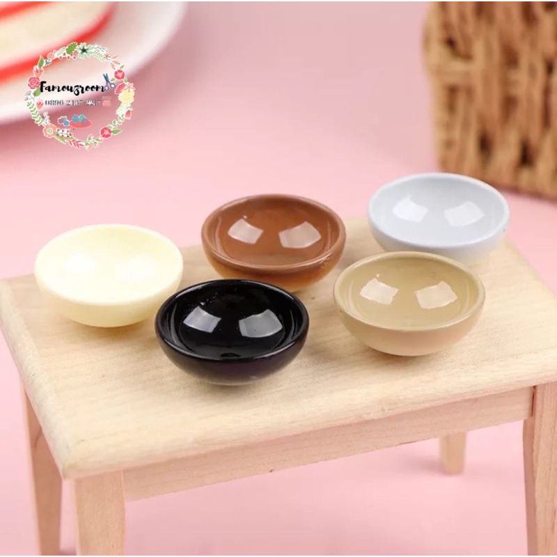 Jual Miniatur Mangkok Bulat skala 1:12 - Miniatur Mangkuk Mie Ramen ...