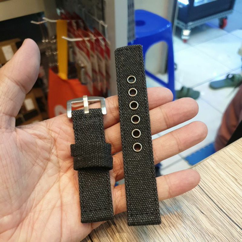 Jual Tali Strap Nato Jam tangan Kanvas Canvas Nylon Strap Ukuran 18mm ...