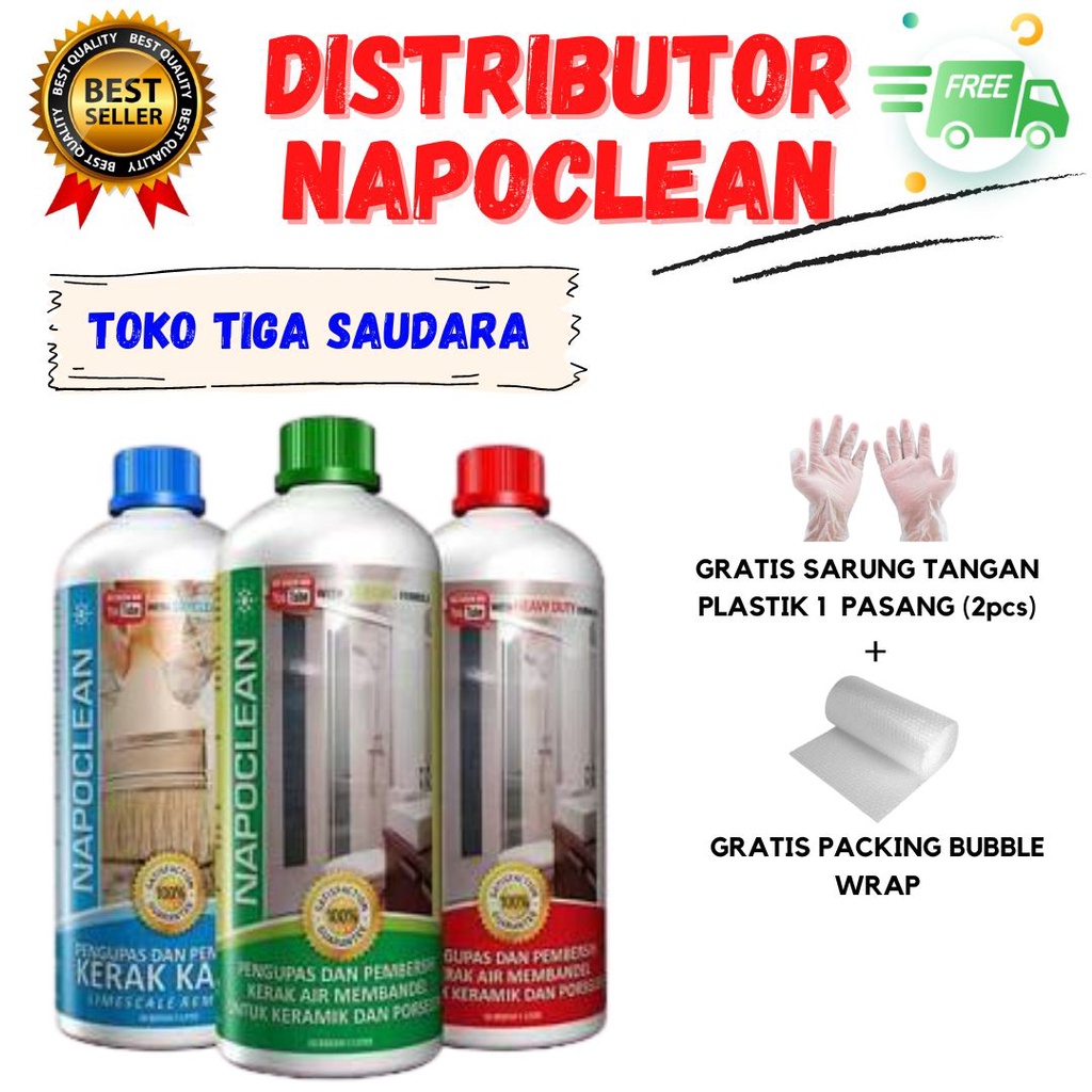 Jual Napoclean 1 Liter Pembersih | Pembersih Keramik Napoclean 1 Liter ...