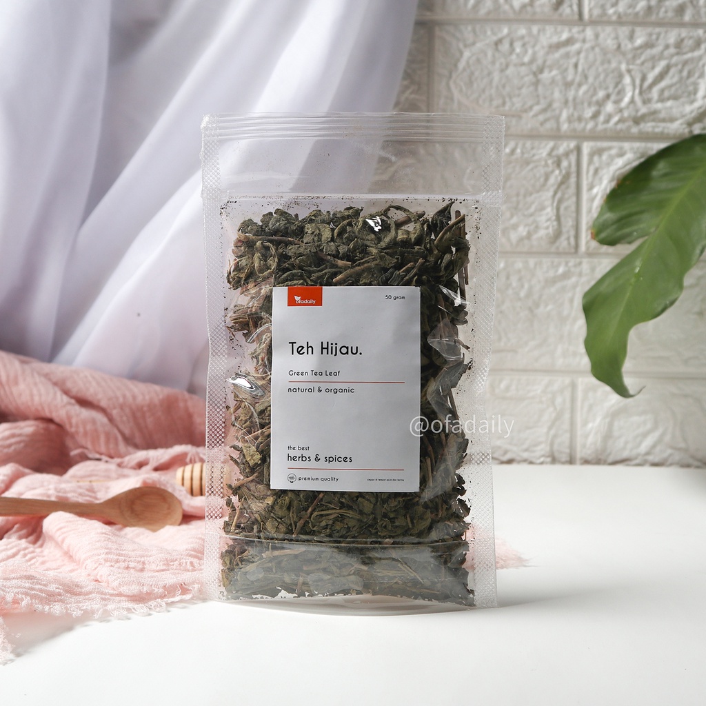 Jual Daun Teh Hijau ASLI Green Tea Rempah JSR Herbal superfood ...