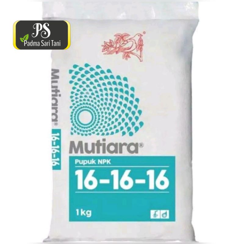 Jual Pupuk NPK Mutiara 16-16-16 1kg Kemasan Pabrik | Shopee Indonesia