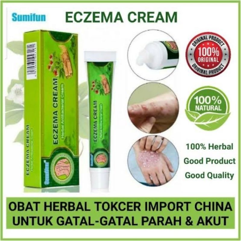 Jual SALAP SUMIFUN ECZEMA CREAM SALEP KULIT EKSIM DERMATITIS PSORIASIS ...