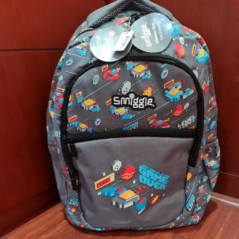 Jual Smiggle Classic Lite Backpack Gameover | Shopee Indonesia