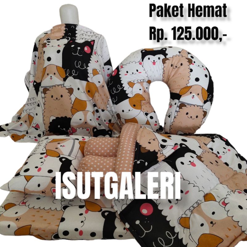 Jual Paket Kasur Bayi Bantal Menyusui Selimut Bayi + Apron Bantal ...