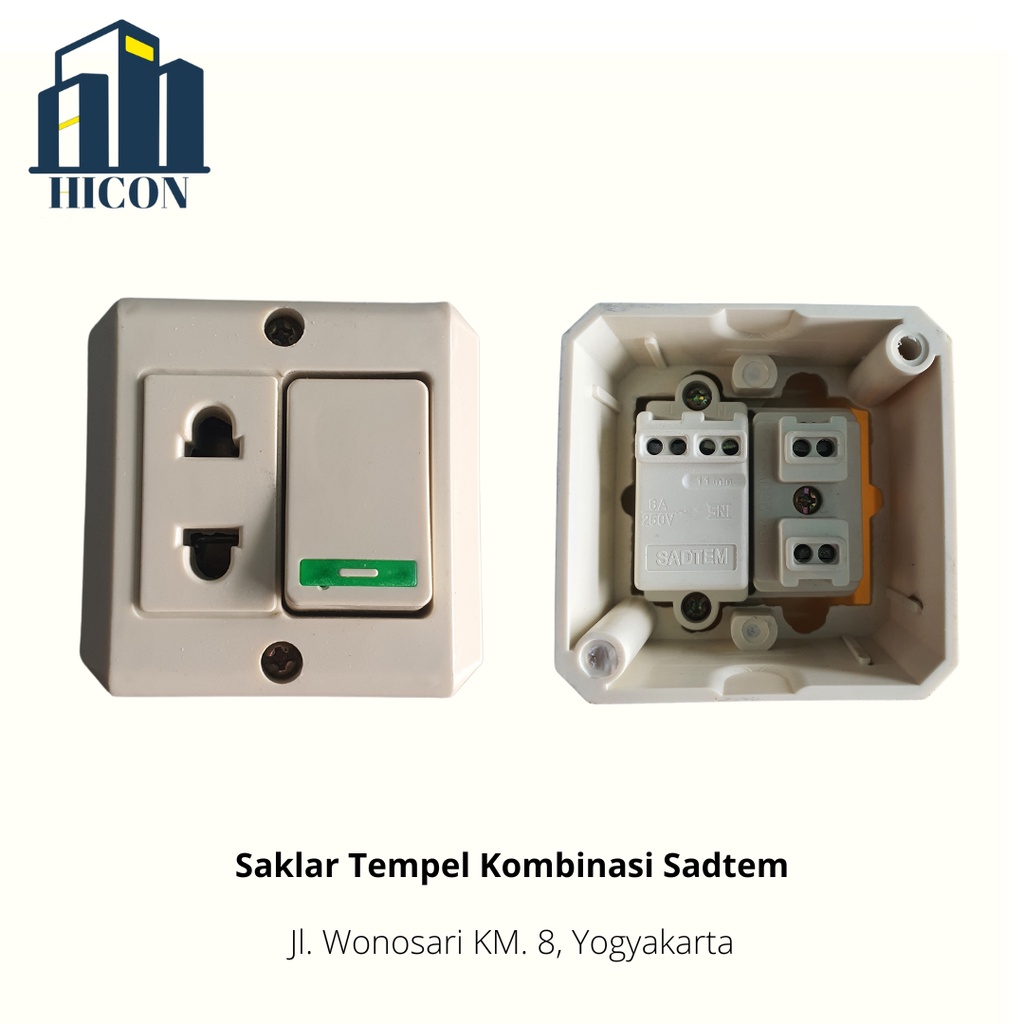 Jual Saklar Tempel Kombinasi Sadtem | Shopee Indonesia
