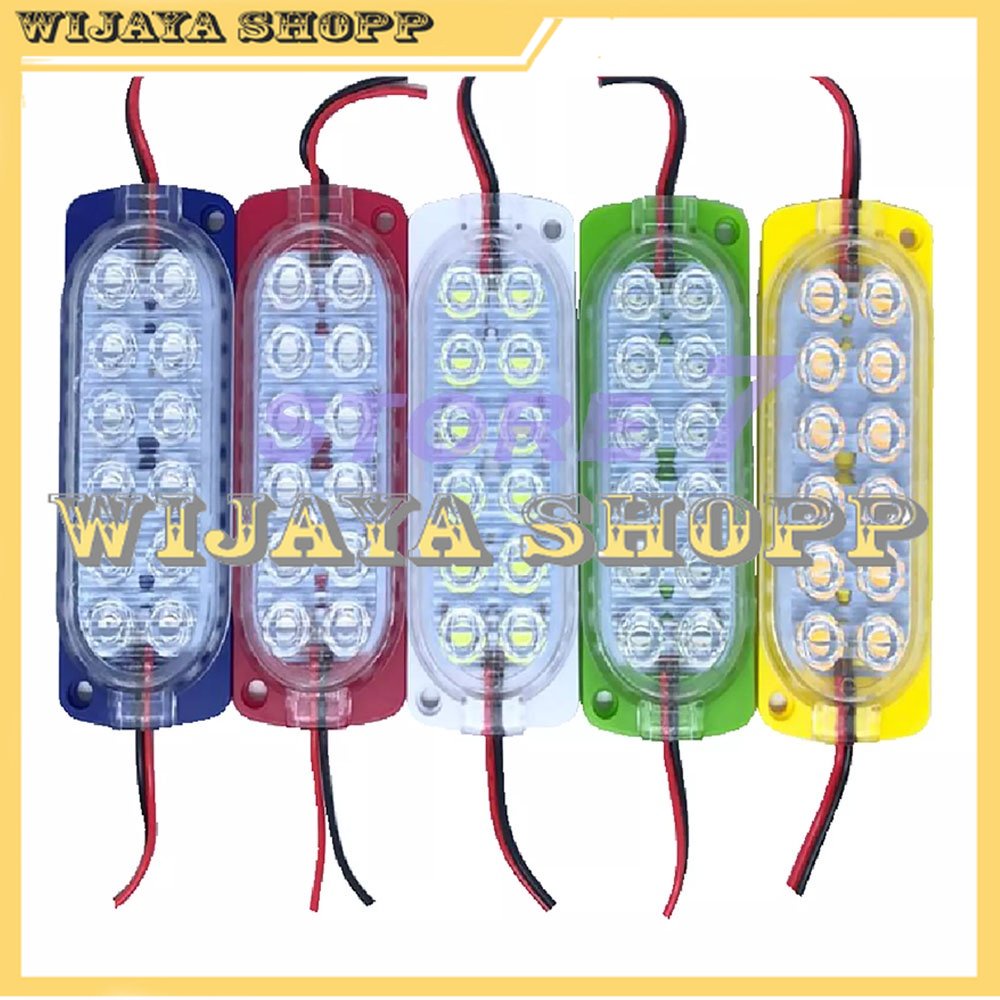 Jual LED Modul 12 Mata ULTRASONIC 7 Watt 12 Volt Mobil/Motor / Led ...