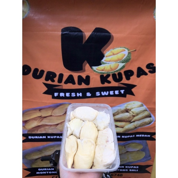 Jual Durian kupas Nias super manis 600gr | Shopee Indonesia