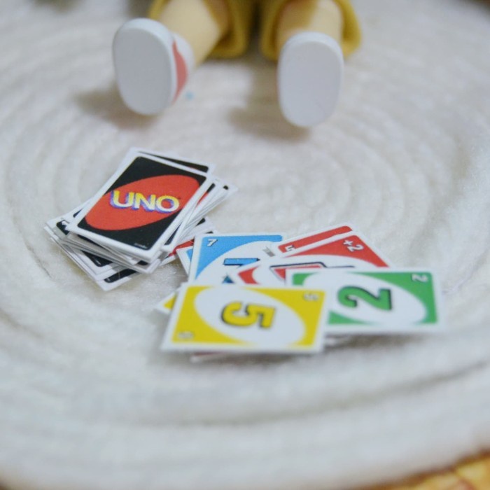 Jual Miniatur Diorama 1/12 UNO Card Game Set - Nendoroid Figma SHF | Shopee Indonesia