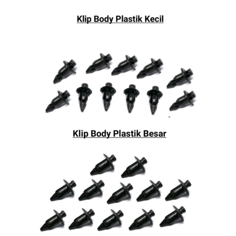 Jual Klip Body Rivet Plastik Body Motor Honda Universal Baut Klip ...