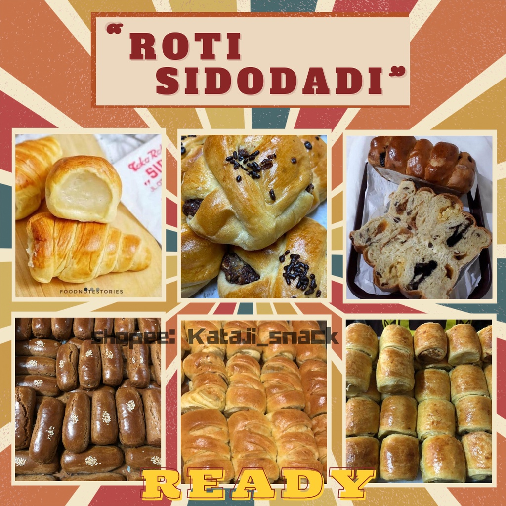 Jual ROTI JADUL SIDODADI BANDUNG /bangket/roti horn/roti frans/ Pisang ...