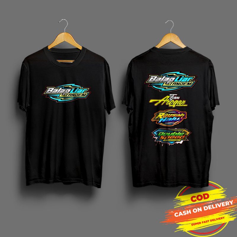 Jual T-SHIRT Pria Wanita / Kaos BALAP LIAR RACING SPONSORED MERCHANDISE ...