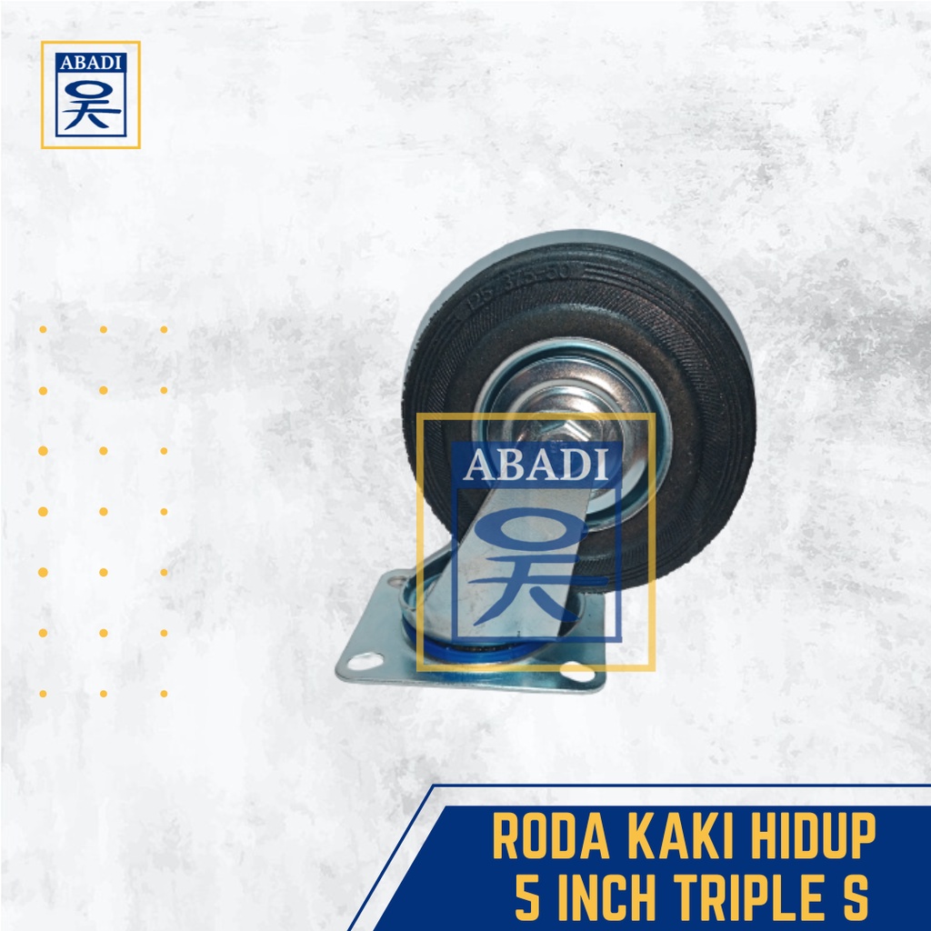 Jual RODA KAKI HIDUP 5 INCH TRIPLE S | Shopee Indonesia