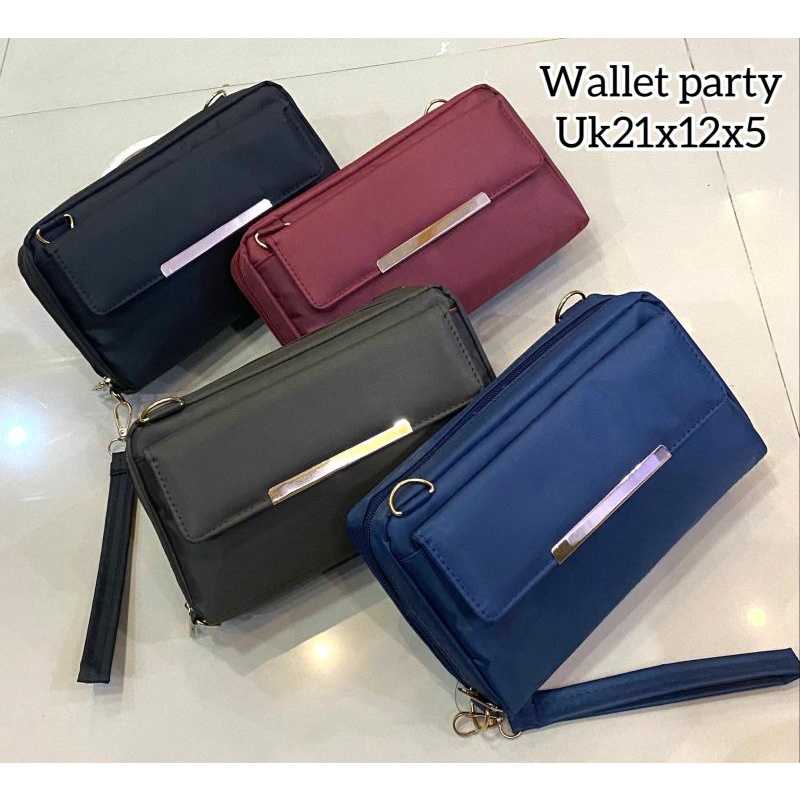 Jual SLING WALLET PARTY BANYAK RUANG / CLUTCH KEKINIAN | Shopee Indonesia