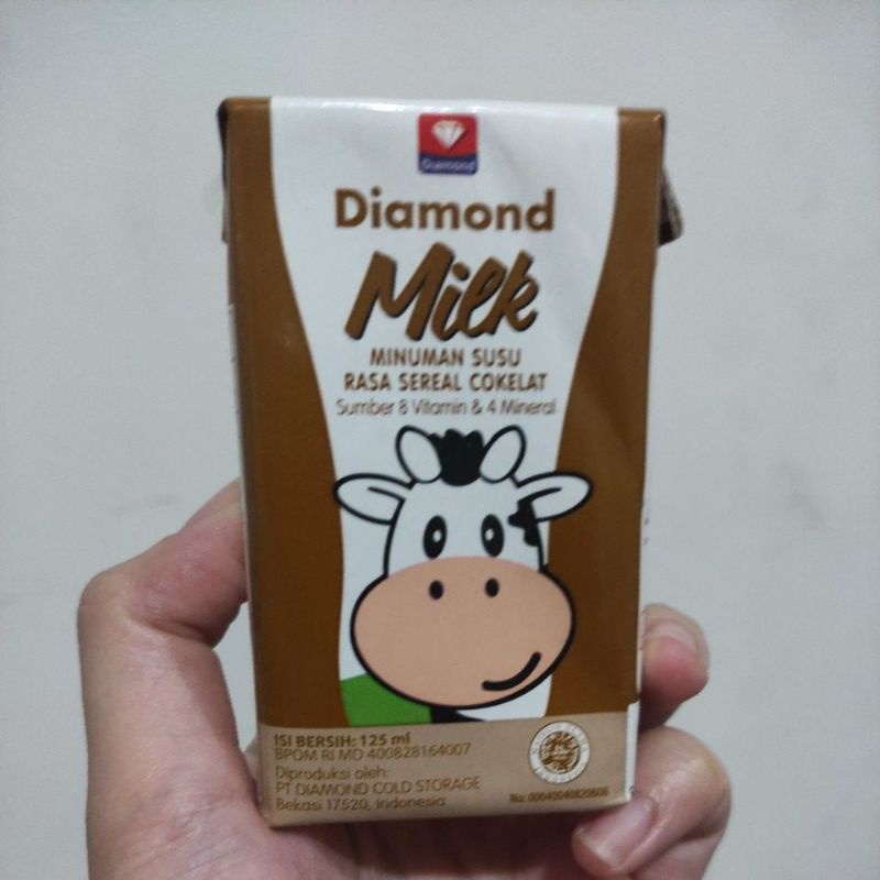 Jual susu UHT diamond Cereal Flavour milk 125 ml | Shopee Indonesia