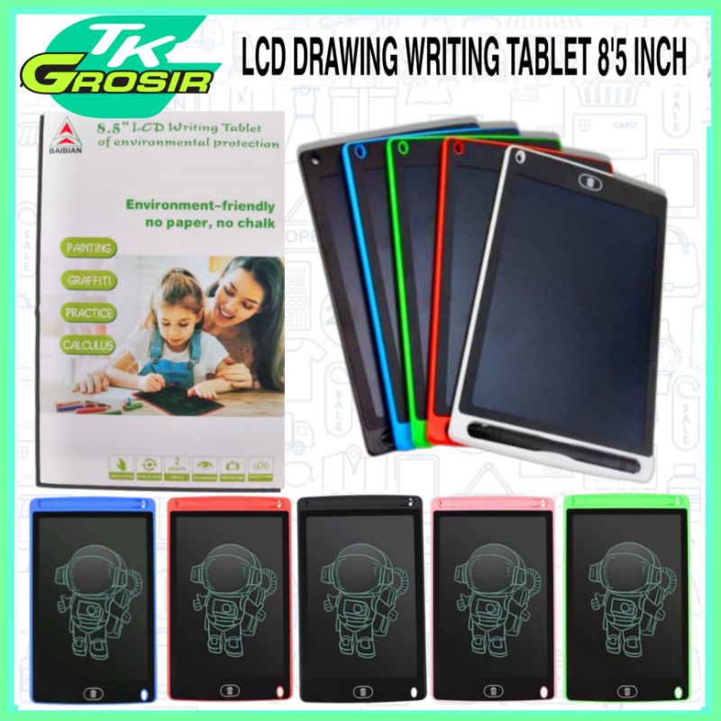 Jual LCD drawing writing tablet 8.5 inch/mainan papan tulis ipad anak ...