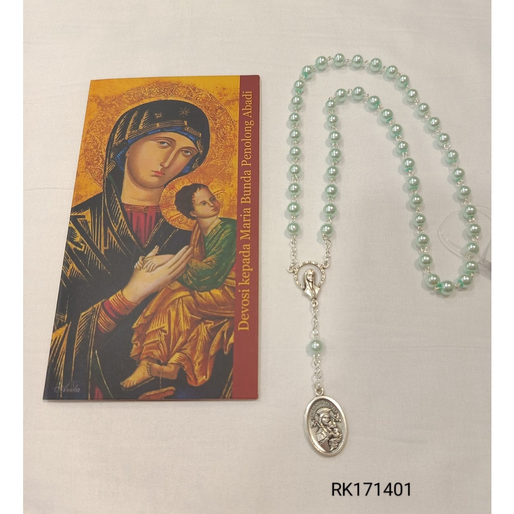 Jual Kaplet Doa Devosi Maria Bunda Penolong Abadi Doa Katolik | Shopee ...