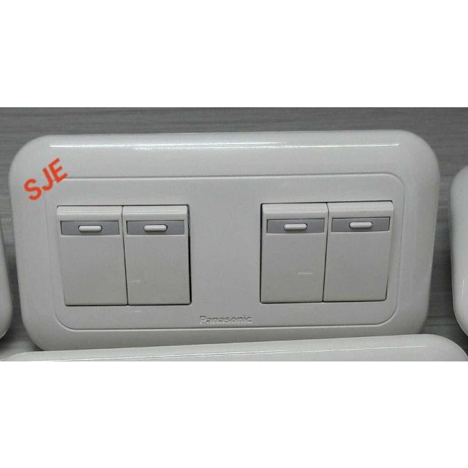 Jual TERBARU Saklar isi 4 Gang PANASONIC /SAKLAR LAMPU/SAKLAR ON OFF ...
