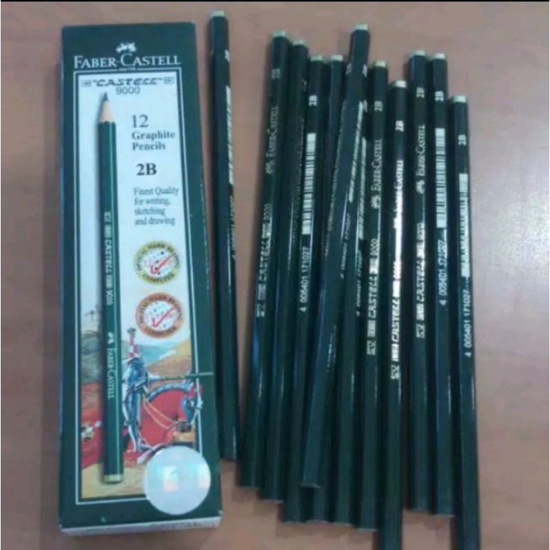 Jual Pensil faber-castell 2B - 2 (12 pcs/ 1 pak) | Shopee Indonesia