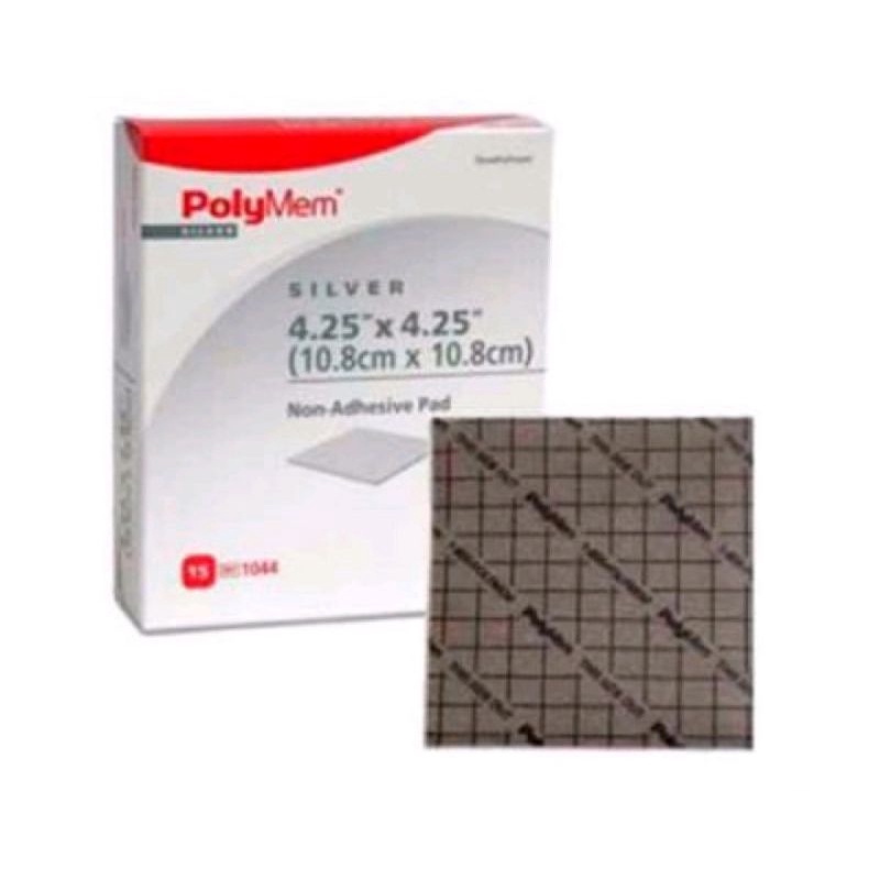 Jual Polymem silver 10.8x10.8cm untuk luka infeksi basah bernanah ...