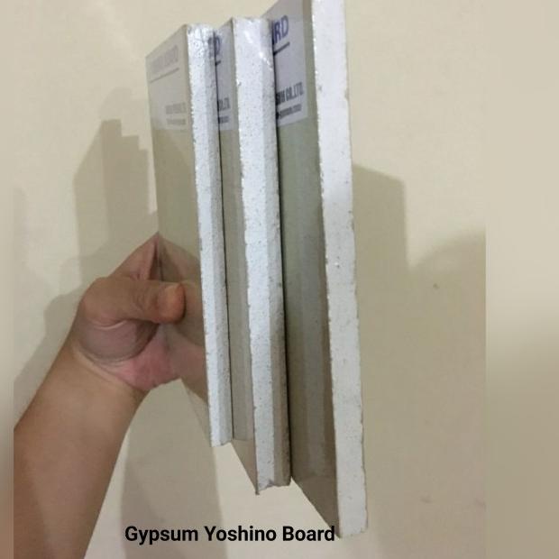 Jual GIPSUM YOSHINO 12mm /GYPSUM YOSINO PARTISI PLAFON GIPSUM 1,2 x 2,4 ...
