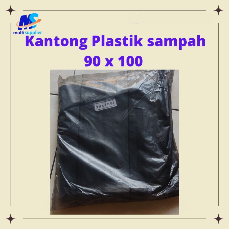 Jual Kantong Plastik Sampah Hitam Trashbag 90 x 100 cm | Shopee Indonesia