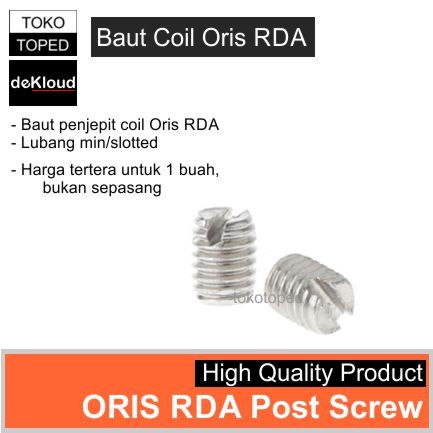 Jual ORIS RDA Post Coil Screw | baut skrup penjepit coil min minus ...