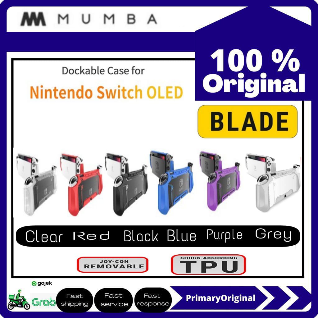 Jual Case Nintendo Switch Oled Mumba Blade Tpu Dockable Protective