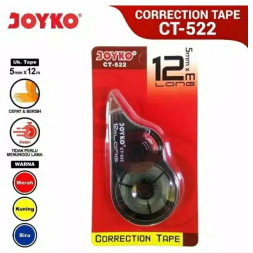 Jual Tipex kertas / correction tape/ Tipe x Joyko / Tipex Roll Joyko CT ... Jual Tipex kertas / correction tape/ Tipe x Joyko / Tipex Roll Joyko CT ...