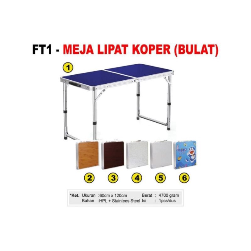 Jual Meja Lipat Meja Portable Meja Koper Serbaguna | Shopee Indonesia
