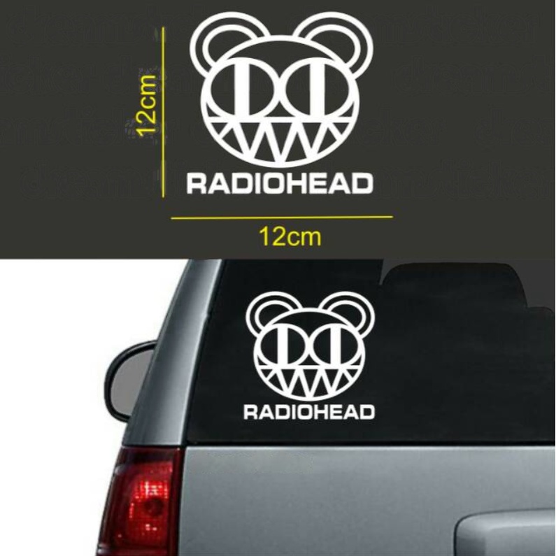 Jual Stiker Mobil Band Radiohead - Car Decal Sticker | Shopee Indonesia