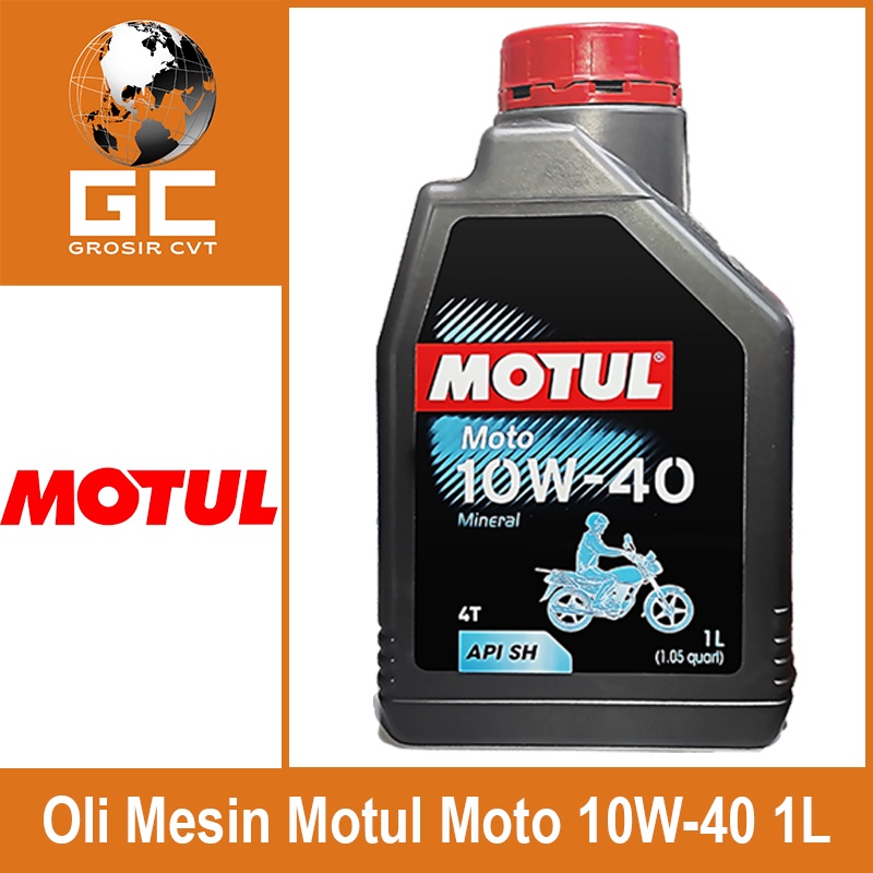 Jual Motul Oli Mesin Moto 10W-40 4T JASO MA2 API SH 1L | Shopee Indonesia