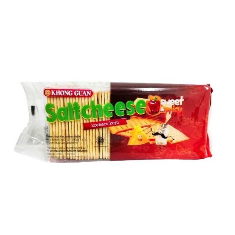 Jual Khong Guan Saltcheese Crackers 200gr - KhongGuan Saltcheese Sweet ...