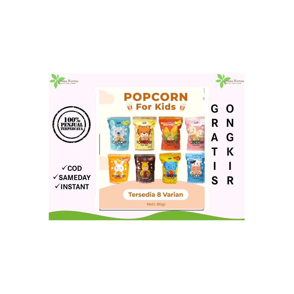 Jual ABE FOOD POPCORN FOR KIDS SNACK ANAK | CEMILAN SEHAT JAGUNG ...