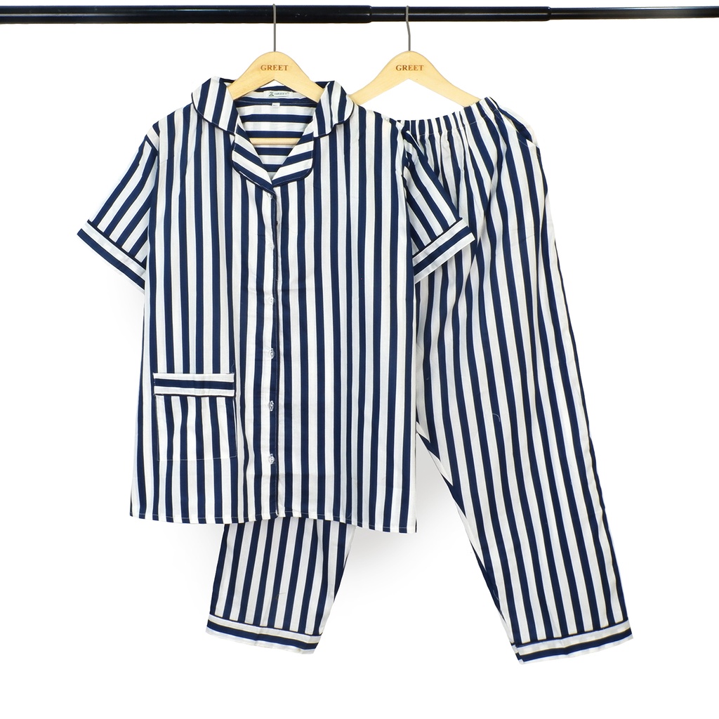 Jual GREET NIGHT WEAR - Baju Tidur Katun Jepang PPK Size 2L | Shopee ...
