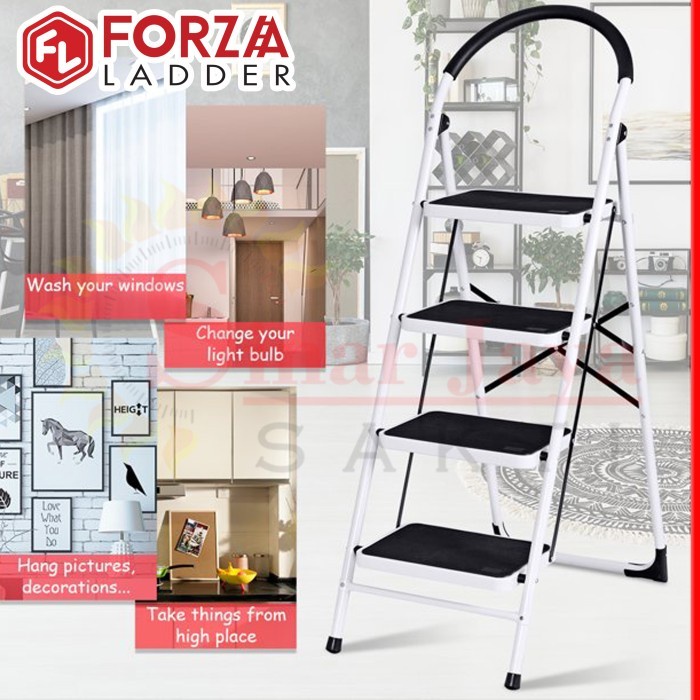 Jual Tangga Lipat 4 step Tangga Besi Forza dengan Step Lebar Tangga ...