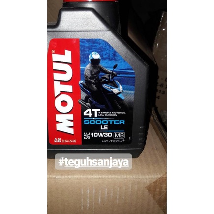 Jual OLI MOTUL Matic SCOOTER LE 10W-30 (800 ML) | Shopee Indonesia