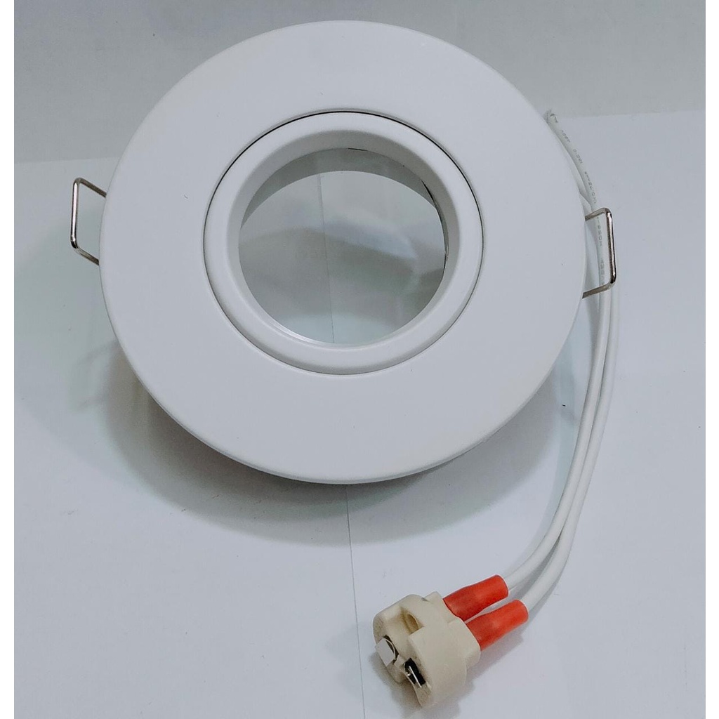 Jual Kap Downlight MR16 CIVILITE Kaca 889R / kap lampu sorot inbow ...